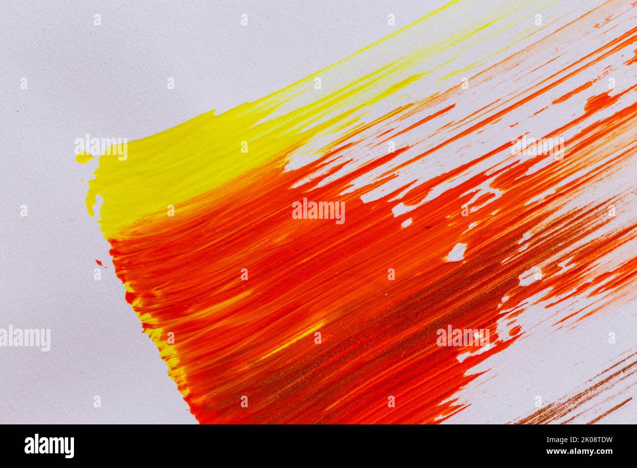 acrylic orange red yellow brown paint texture background hand made ...