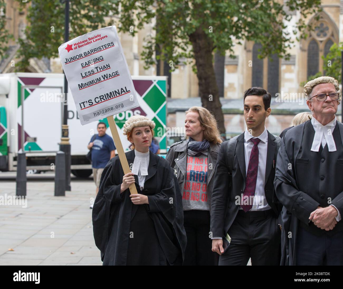 London uk 6th September 2022 Action London Criminal barrister strike ...