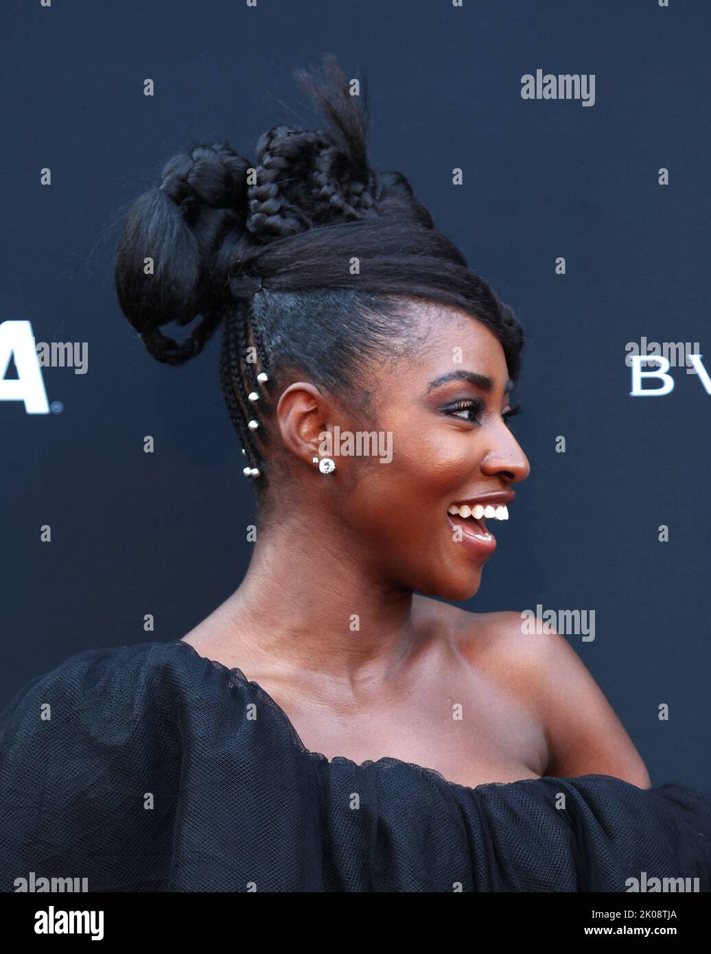 Jayme Lawson arriving to "The Woman King" premiere during the 2022 ...