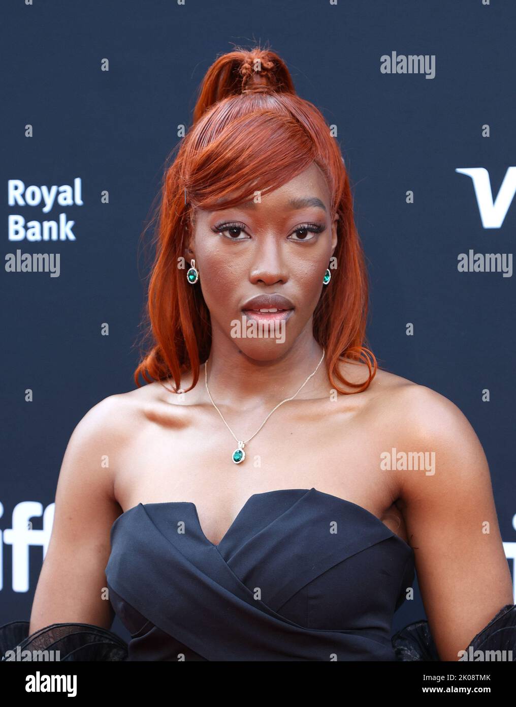 Chioma Antoinette Umeala arriving to "The Woman King" premiere during ...