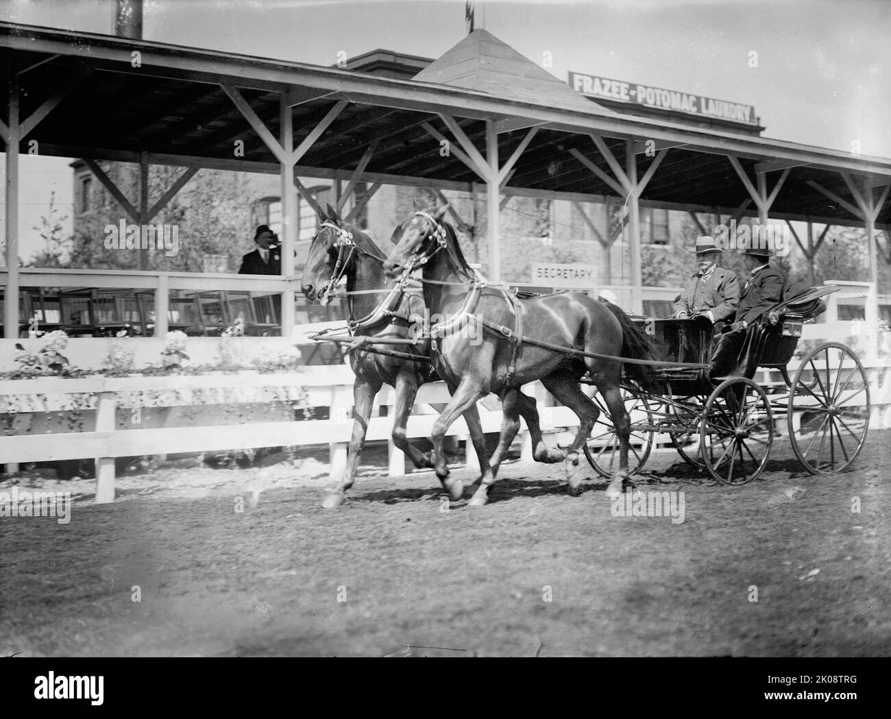 Horse Shows - Team Driven By General Nelson A. Miles, Left, with P. V ...
