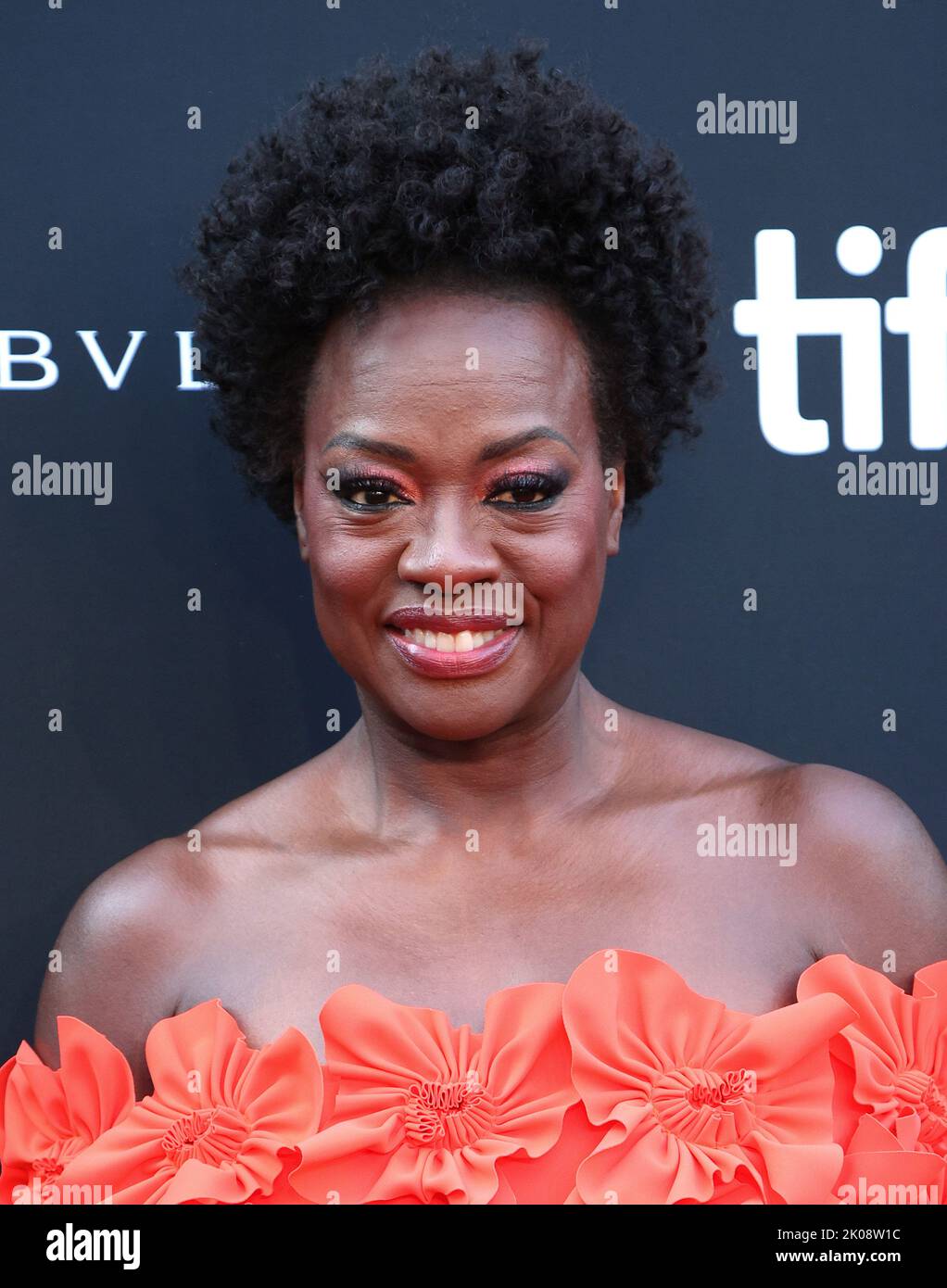 Viola Davis arriving to "The Woman King" premiere during the 2022 ...