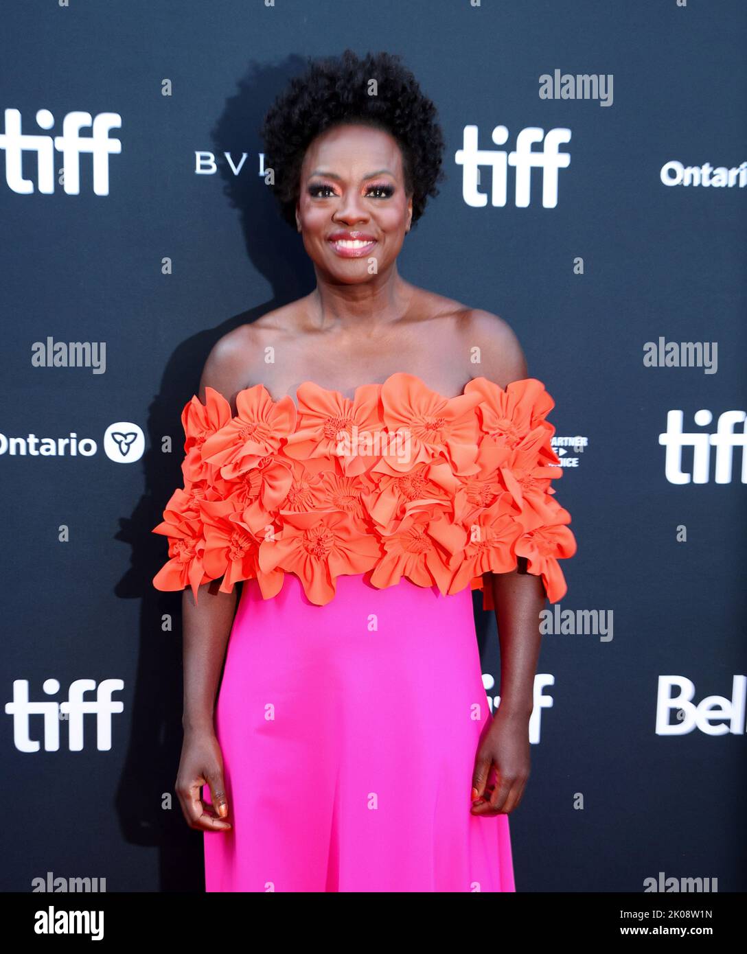 Viola Davis arriving to "The Woman King" premiere during the 2022 ...