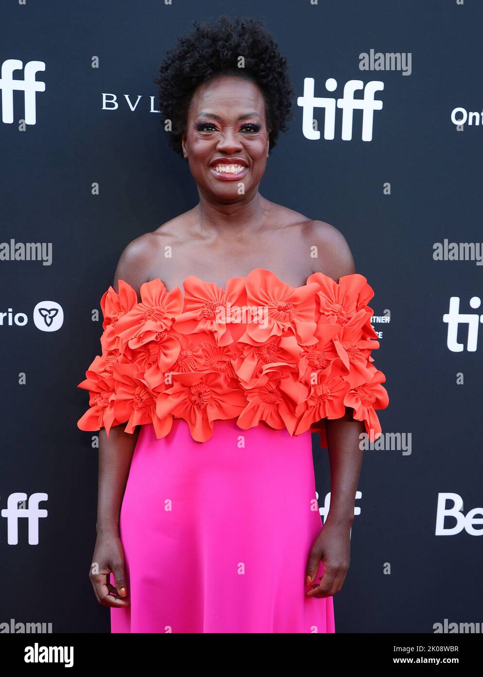 Viola Davis arriving to "The Woman King" premiere during the 2022 ...