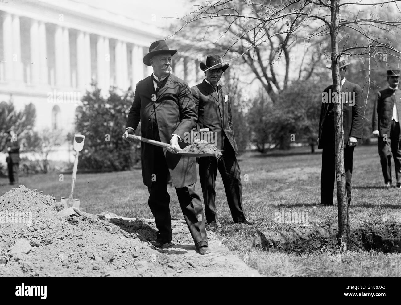 Augustus Octavius Bacon, Senator From Georgia. Left, Planting Tree At ...