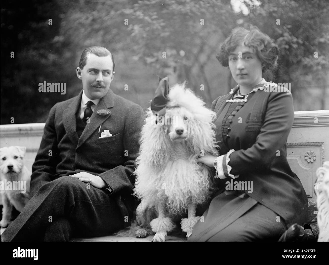 Edward Beale McLean with Mrs. McLean, 1912. [American publisher and ...