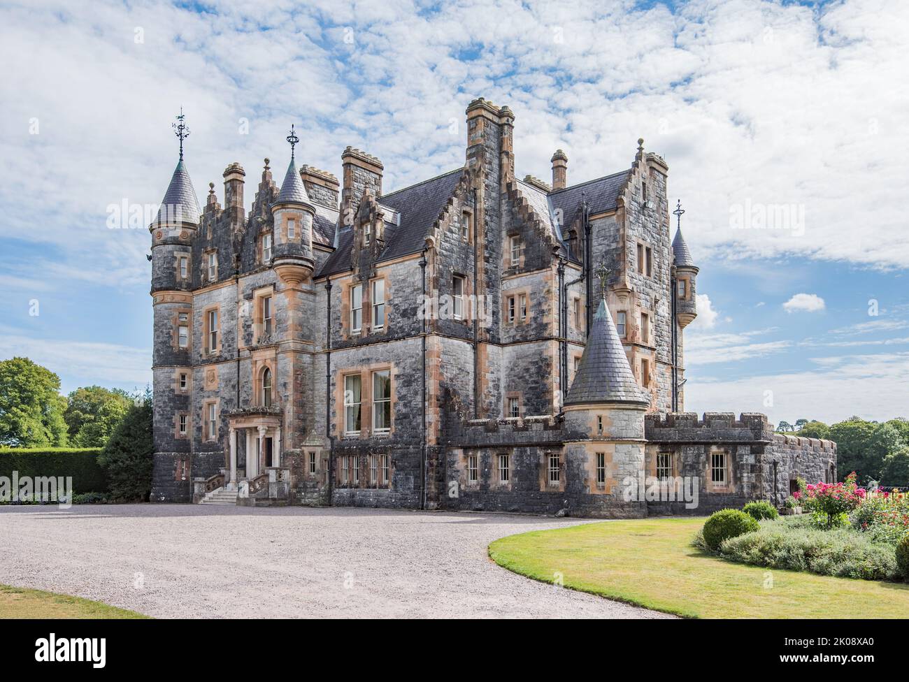 Stepped crenellated gables to front elevation hi-res stock photography ...