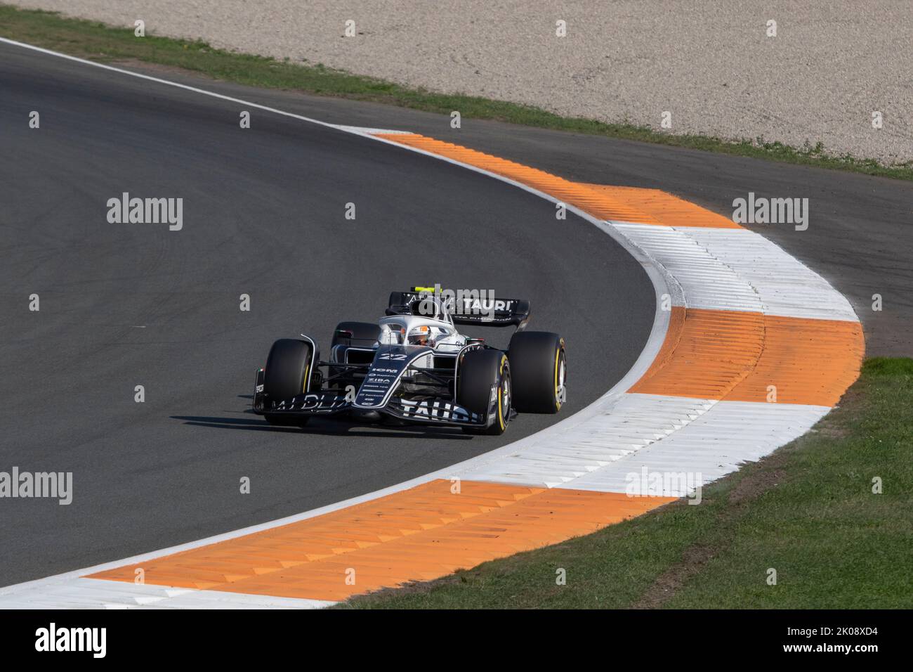 ZANDVOORT, NETHERLANDS - SEPTEMBER 2: Yuki Tsunoda from Japan in the ...