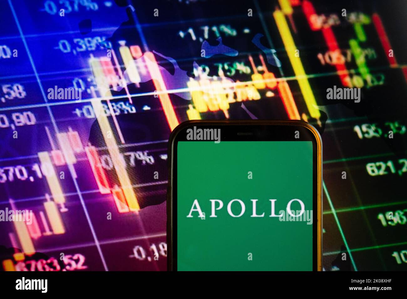 KONSKIE, POLAND - September 10, 2022: Smartphone displaying logo of ...