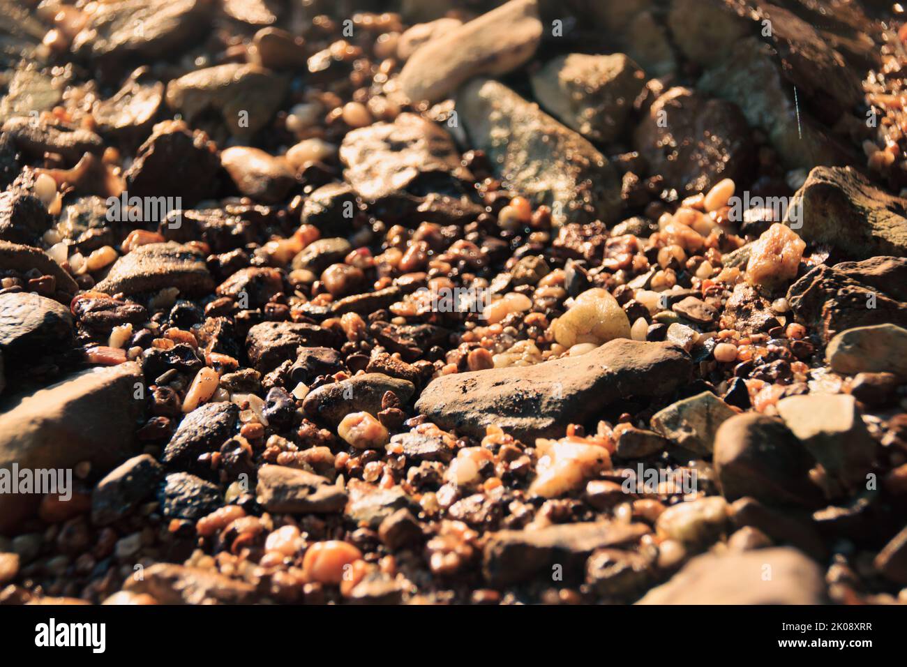 Pebbles small texture hi-res stock photography and images - Alamy