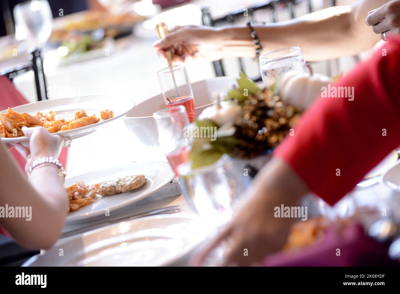 Serving Sunday Brunch Stock Photo - Alamy