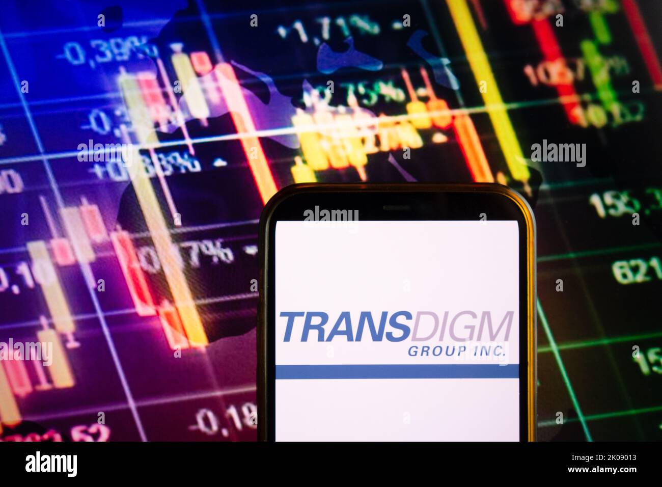 KONSKIE, POLAND - September 10, 2022: Smartphone displaying logo of ...