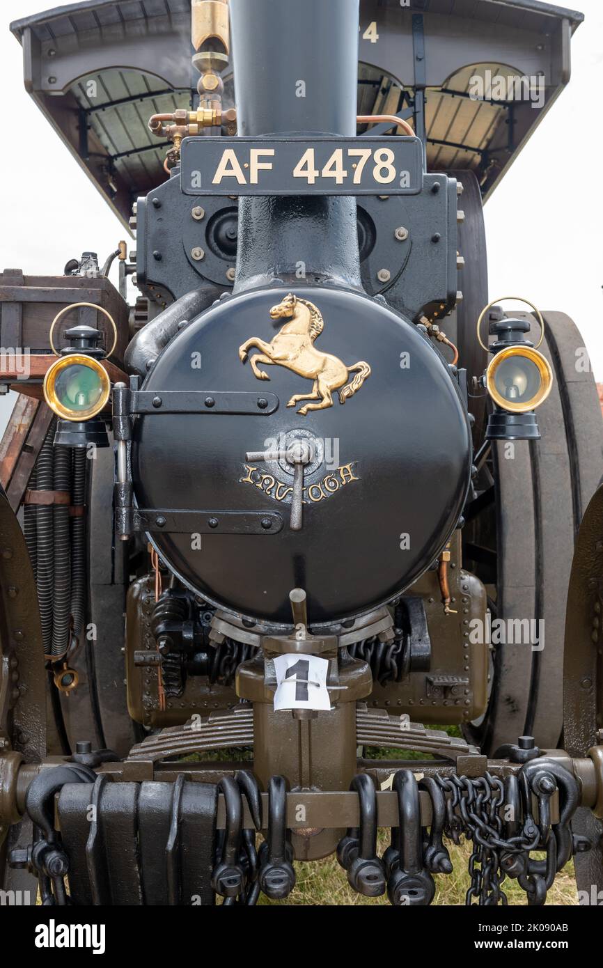 West Bay.Dorset.United Kingdom.June 12th 2022.A restored Aveling and ...