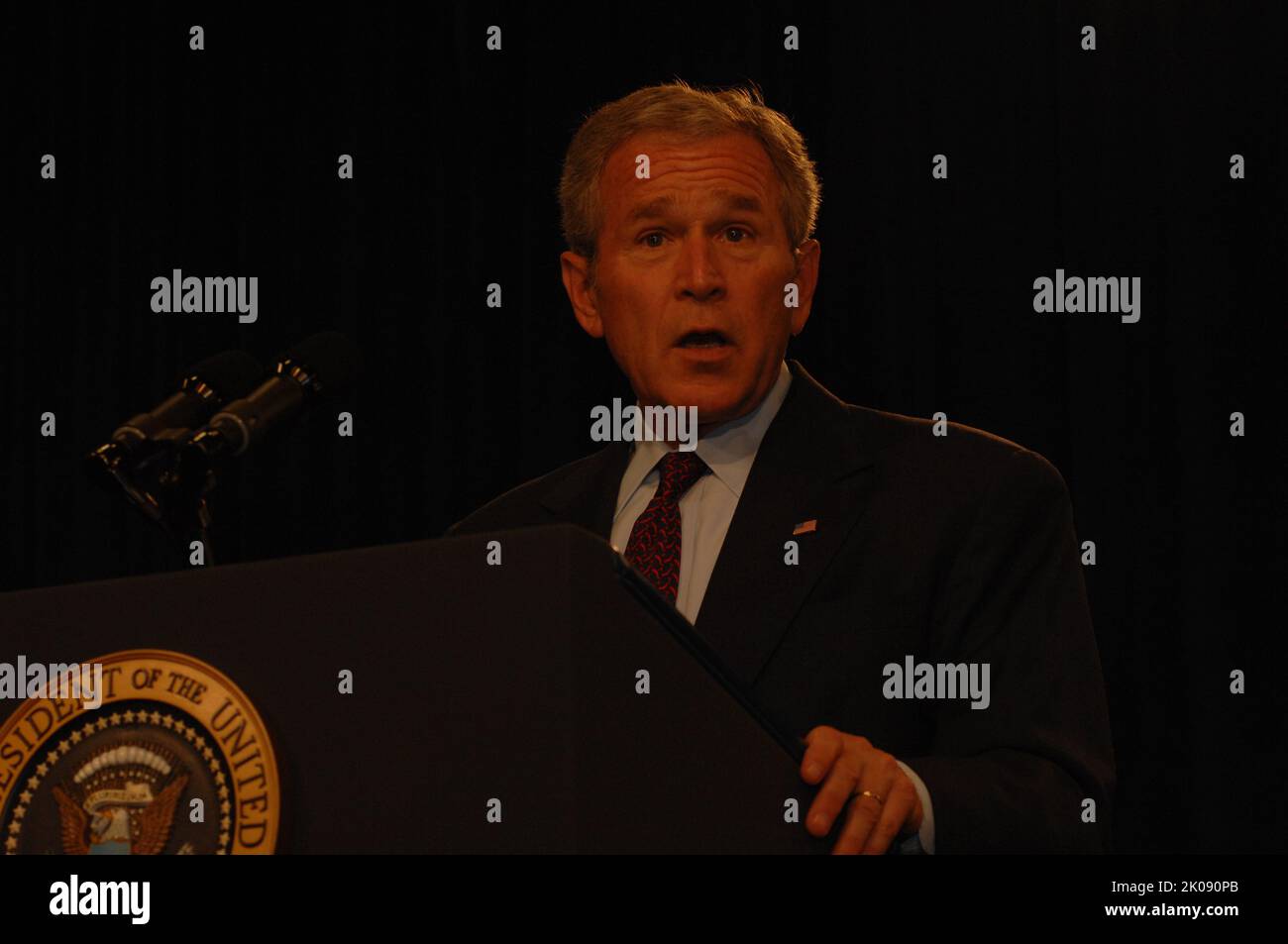 President George Bush Speaking at Swearing-in Ceremony for HUD ...