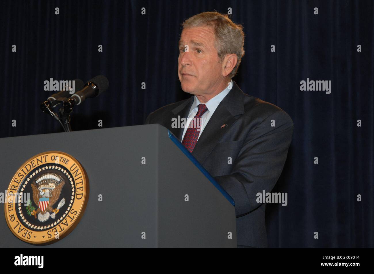 President George Bush Speaking at Swearing-in Ceremony for HUD ...