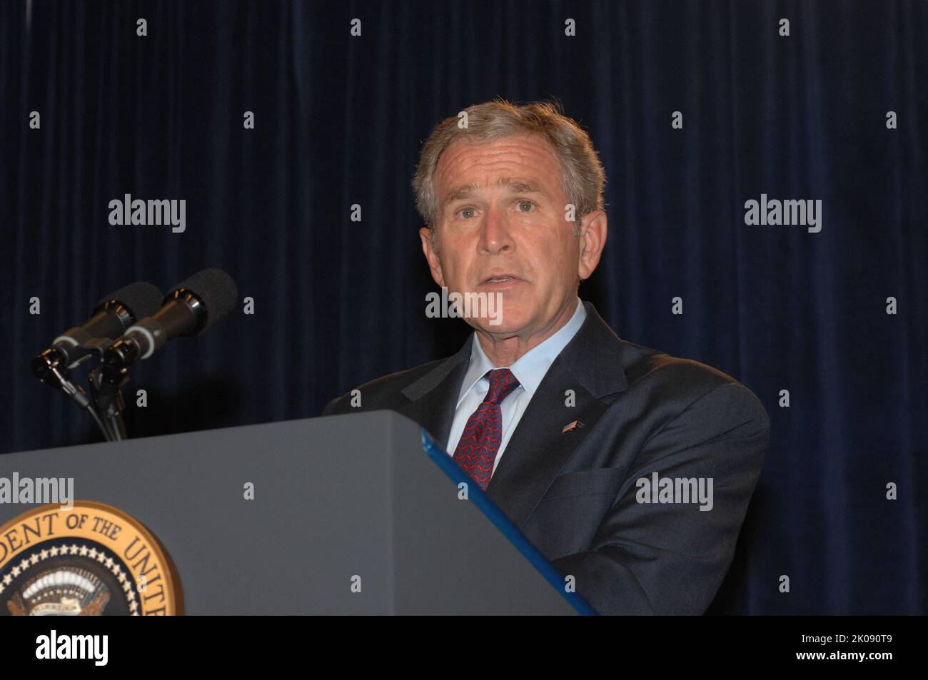 President George Bush Speaking at Swearing-in Ceremony for HUD ...