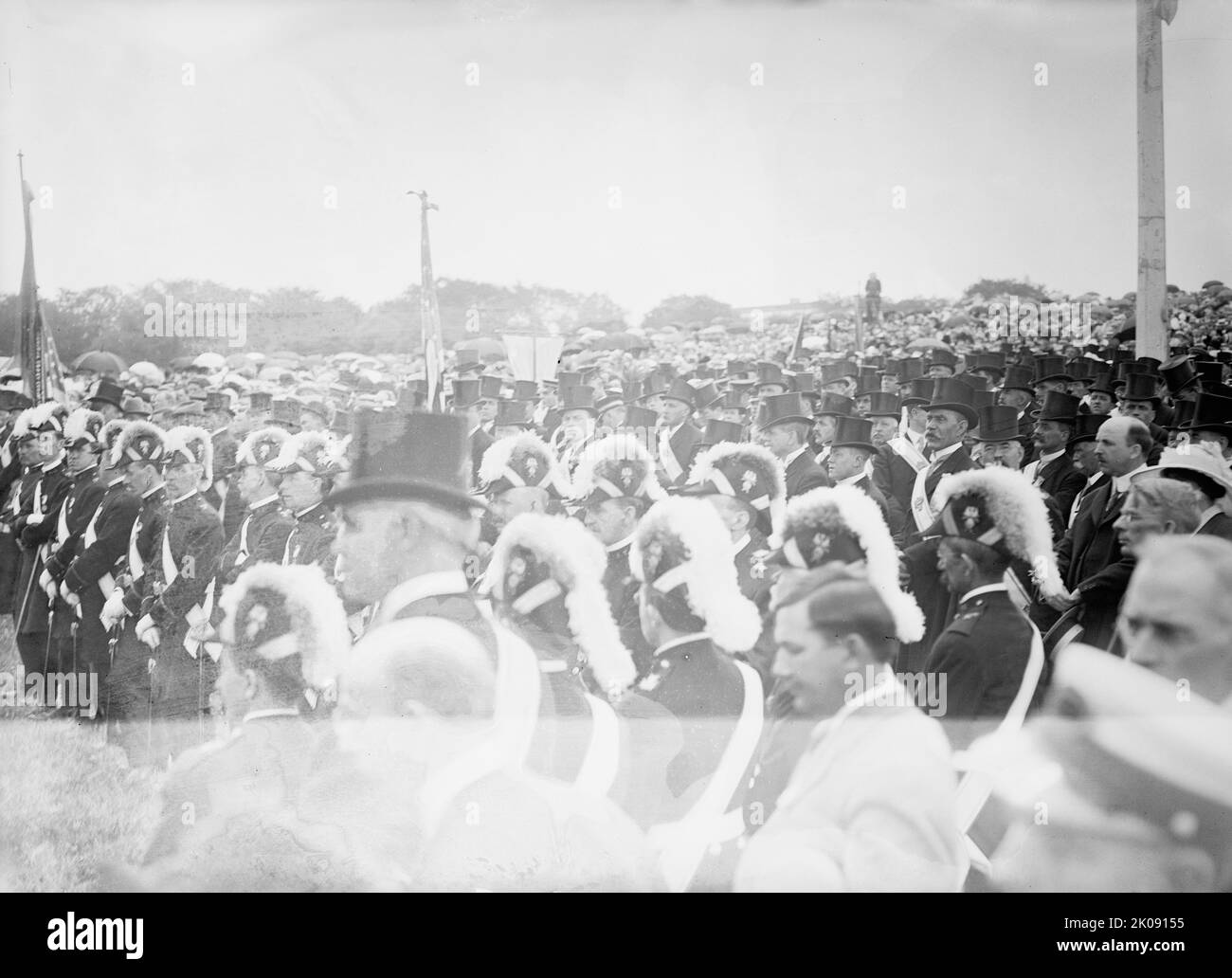 Military Field Mass, 1912. [Open-air Roman Catholic church service in ...