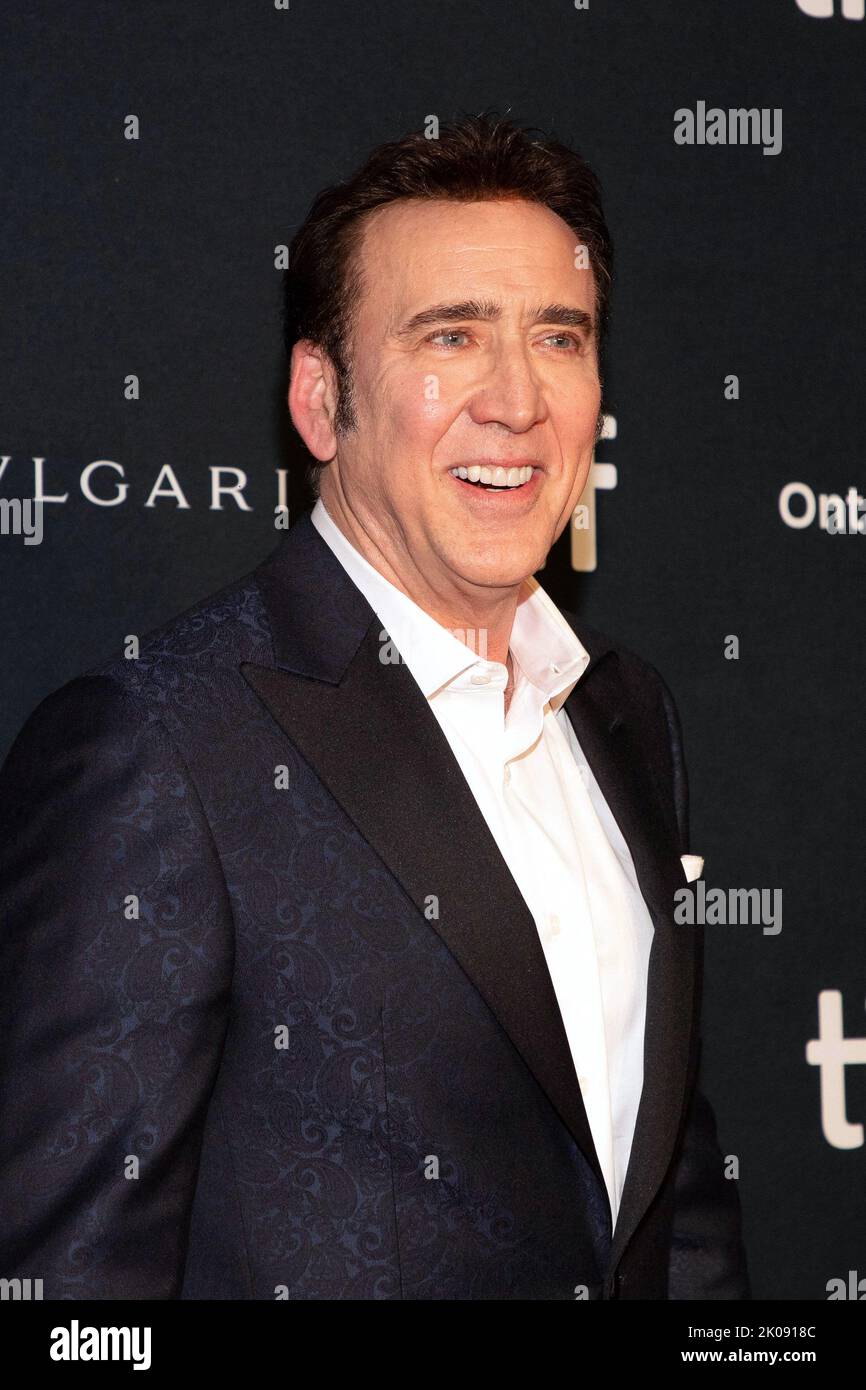 Nicolas Cage attends the 2022 Toronto International Film Festival ...