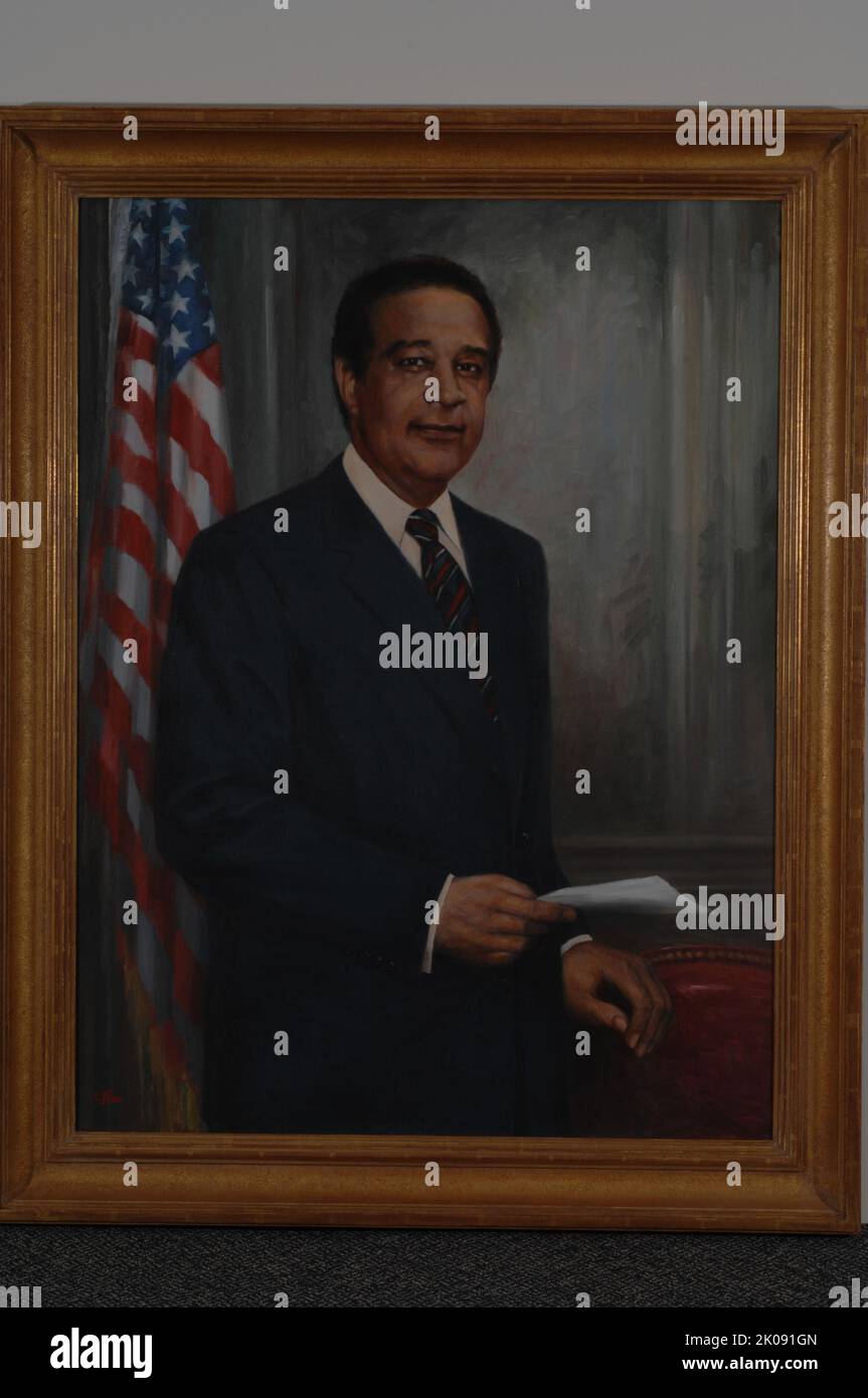 Former Secretary Samuel Pierce, Painted Portrait - Official painted ...