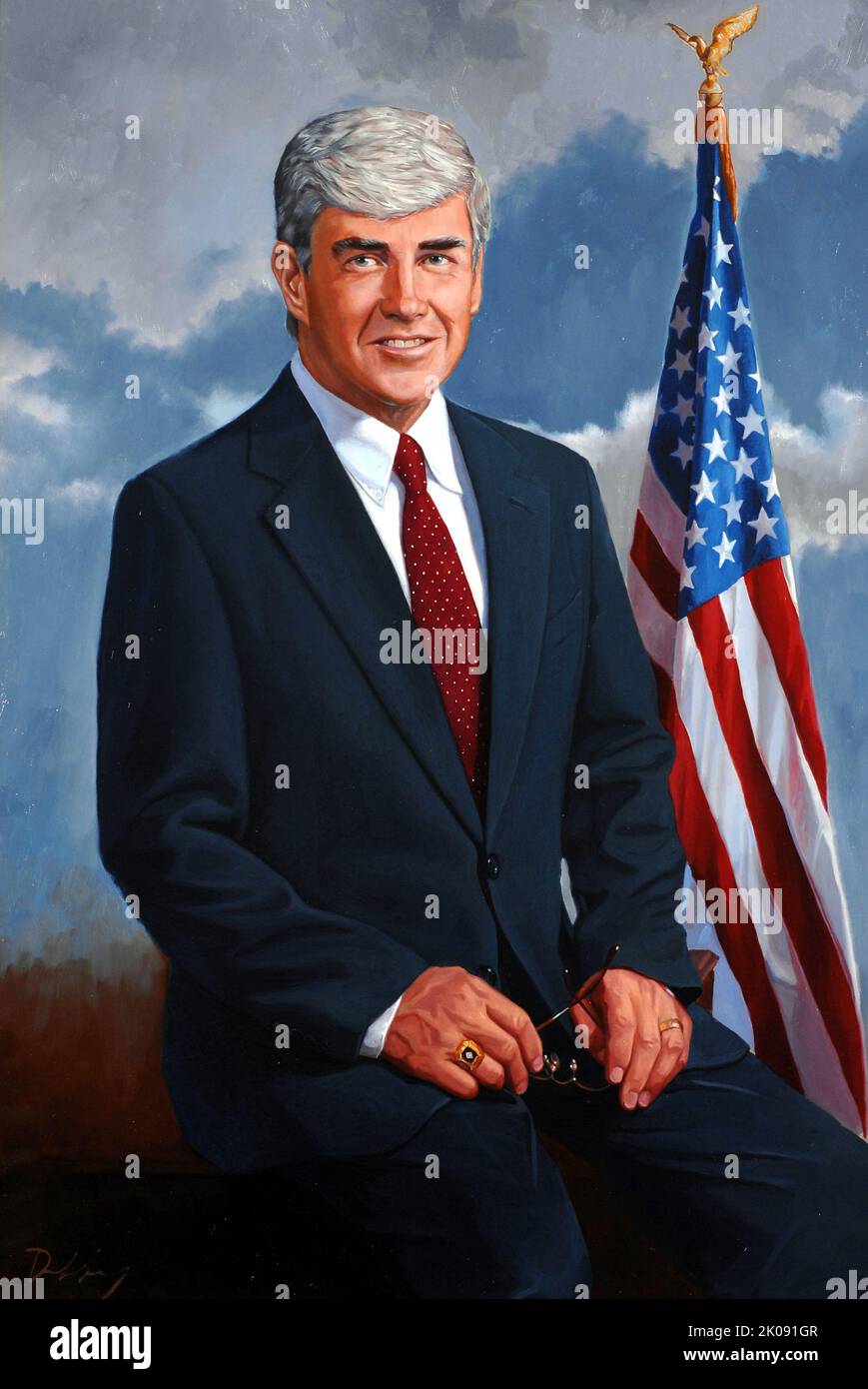 Former Secretary Jack Kemp, Painted Portrait - Official painted ...