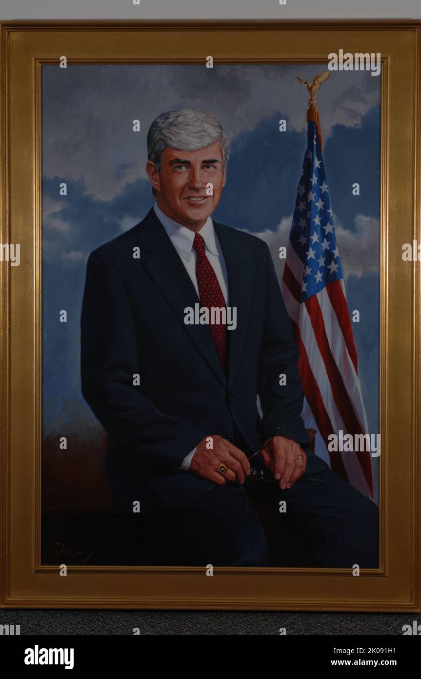 Former Secretary Jack Kemp, Painted Portrait - Official painted ...
