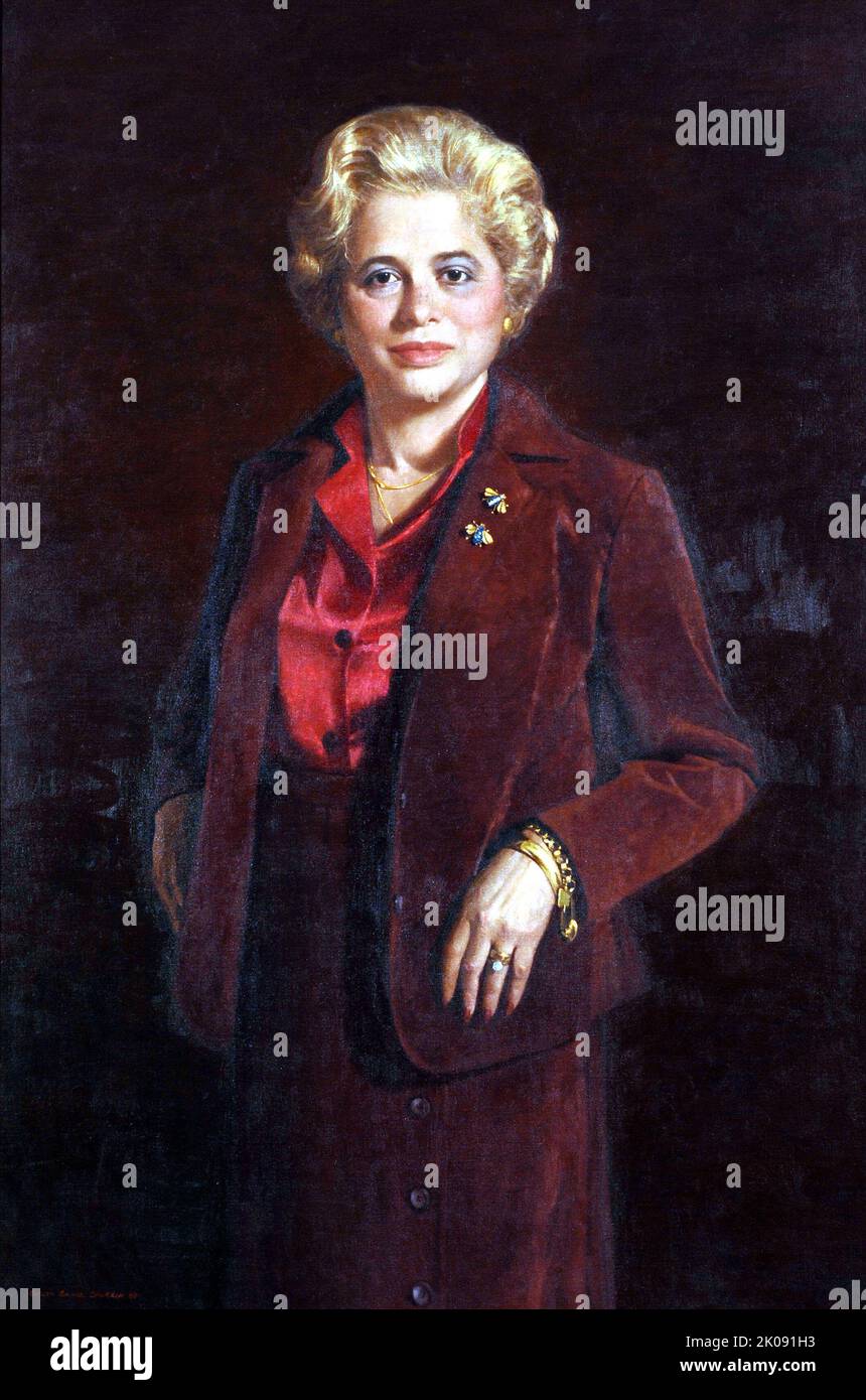Former Secretary Patricia Harris, Painted Portrait - Official painted ...