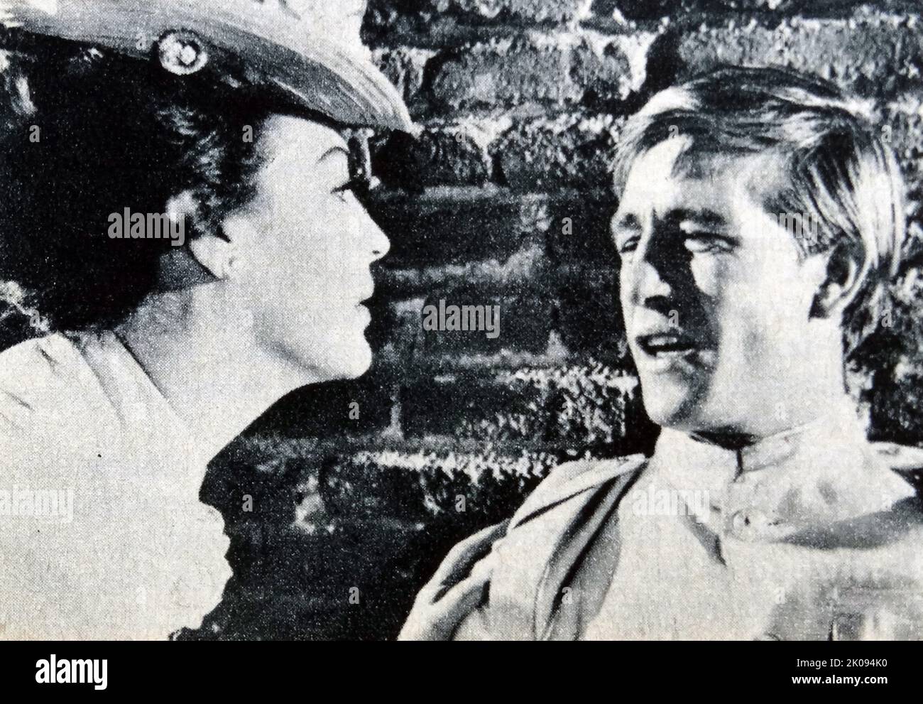 Newspaper cutting and photograph of Alfred Lynch and Ava Gardner from ...