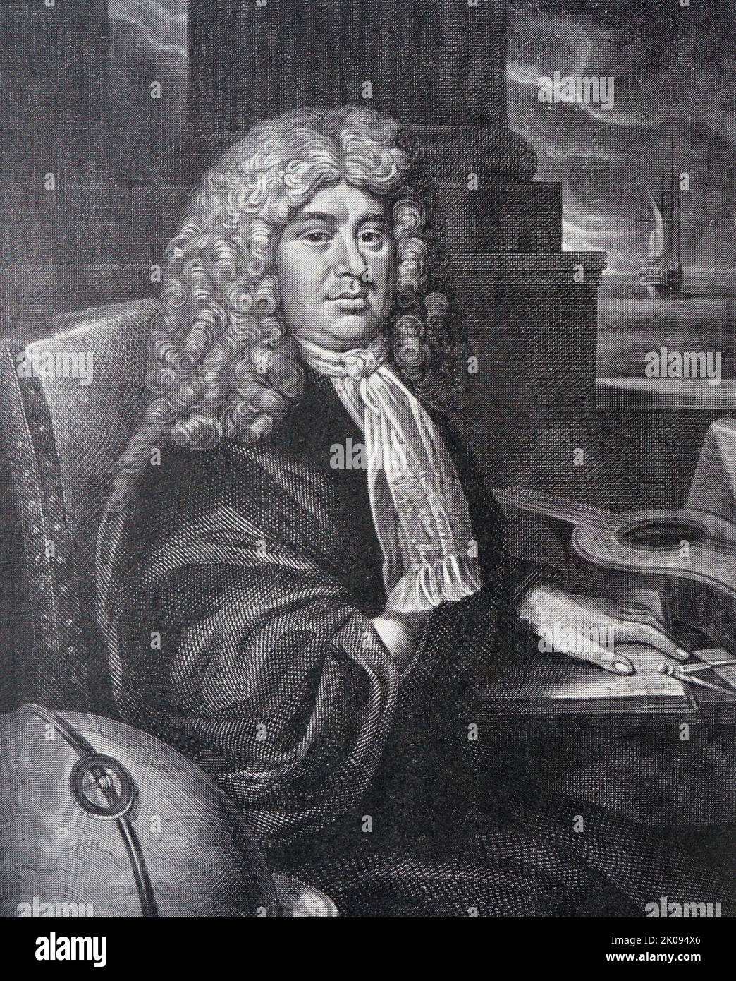 Samuel Pepys, from a painting by Kneller. Samuel Pepys PRS (23 February ...