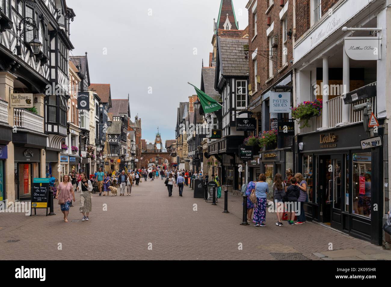 Chester, United Kingdom - 26 August, 2022: view of the historic city ...