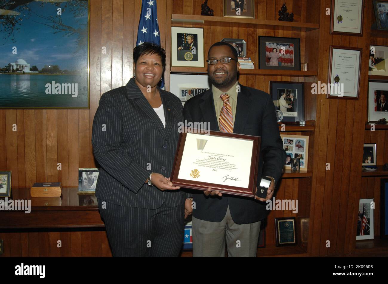 Assistant Secretary Kim Kendrick with Bryan Greene - Assistant ...