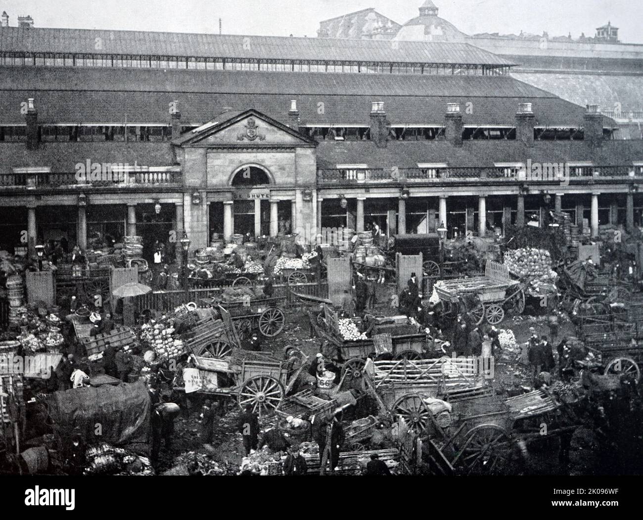 Vintage photograph of London in late Victorian era, England, 1895 Stock ...