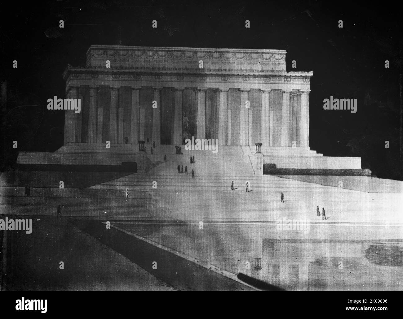 Lincoln Memorial - Architect's Drawing For Proposed Memorial; Plan ...