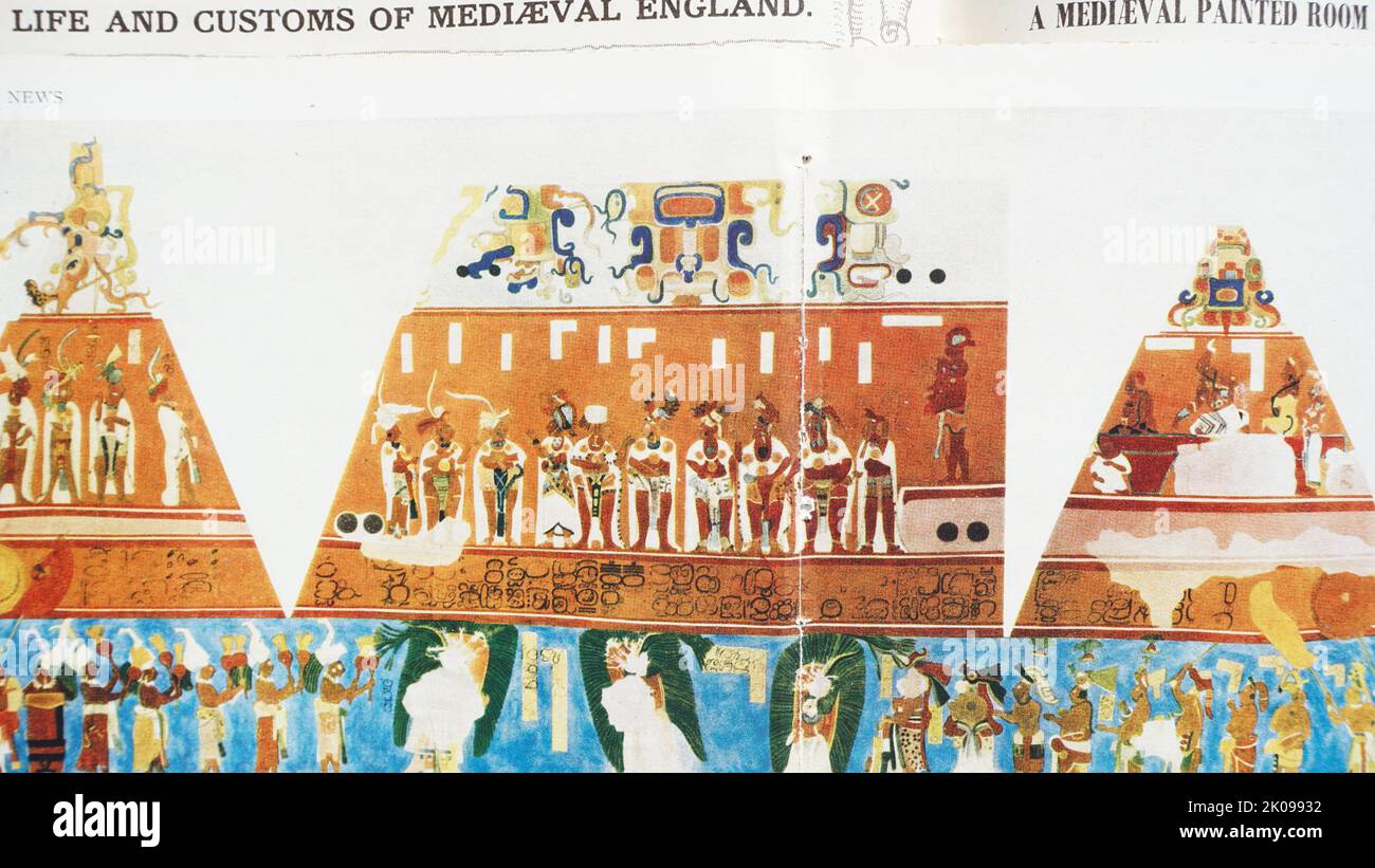 Mural paintings from the Mexican jungle, discovered by Giles G. Healey ...
