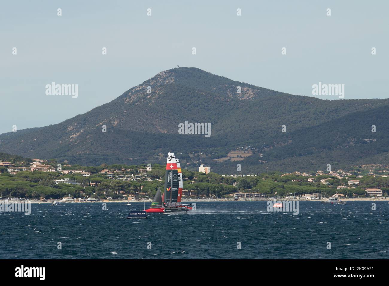 September 10th 2022 Saint-Tropez, France / Port de Saint-Tropez SAIL GP ...