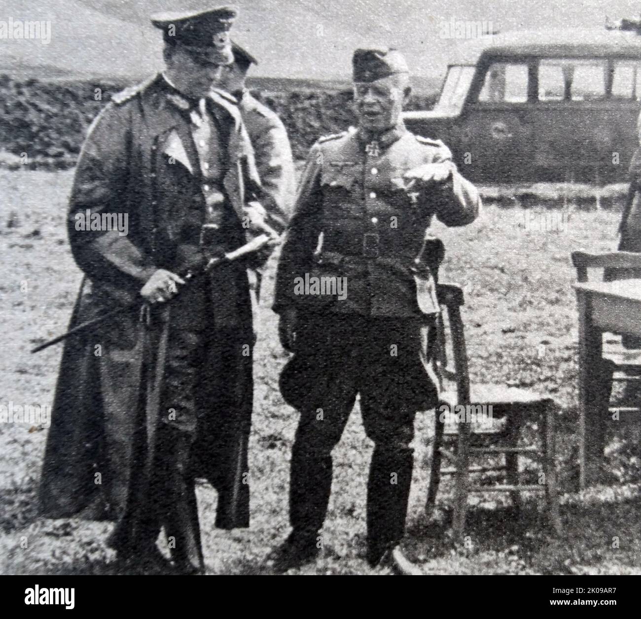 Walther Heinrich Alfred Hermann von Brauchitsch and General Ludwig ...