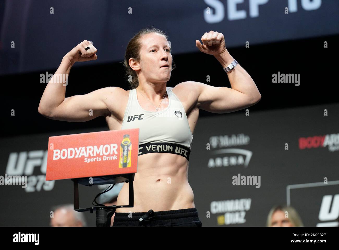 LAS VEGAS, NV - September 9: Elise Reed at MGM Grand Garden Arena for ...