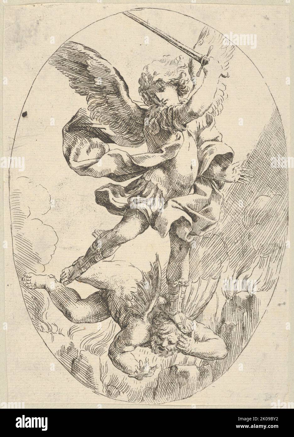 Archangel michael defeating satan hi-res stock photography and images ...