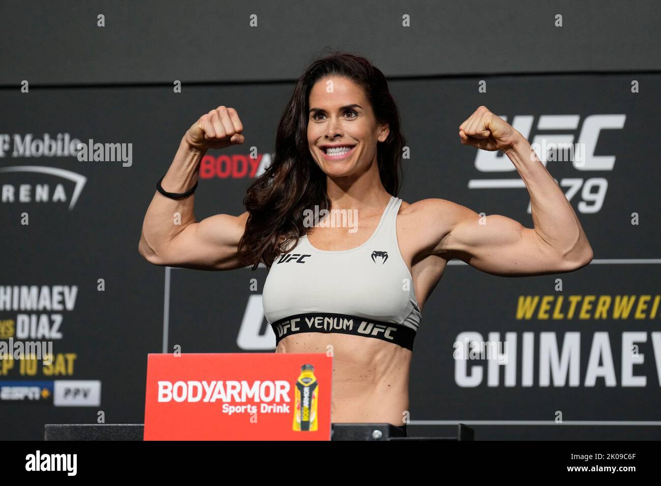 LAS VEGAS, NV - September 9: Danyelle Wolf on stage while the madness ...