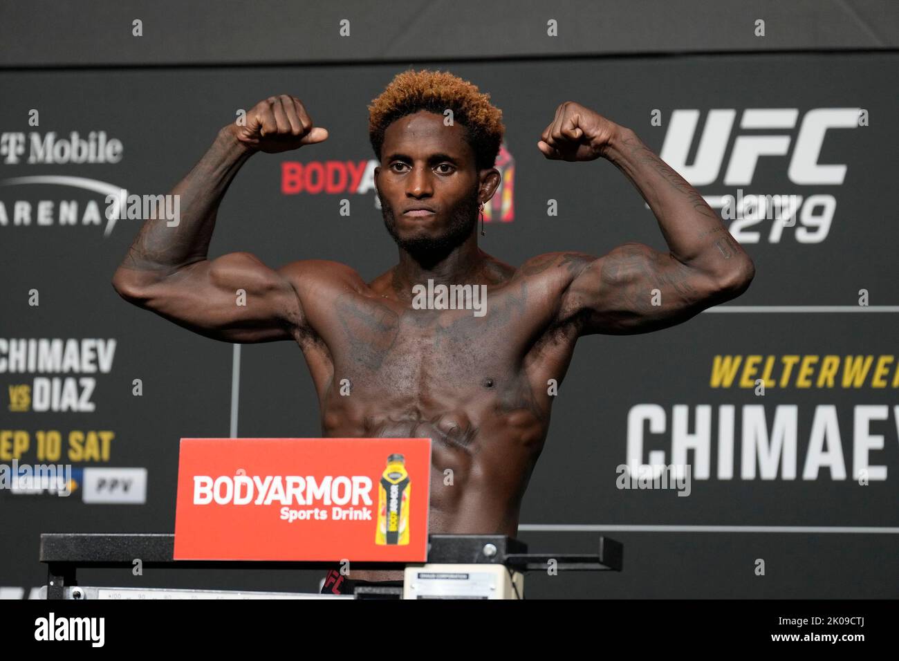 LAS VEGAS, NV - September 9: Hakeem Dawodu on stage while the madness ...