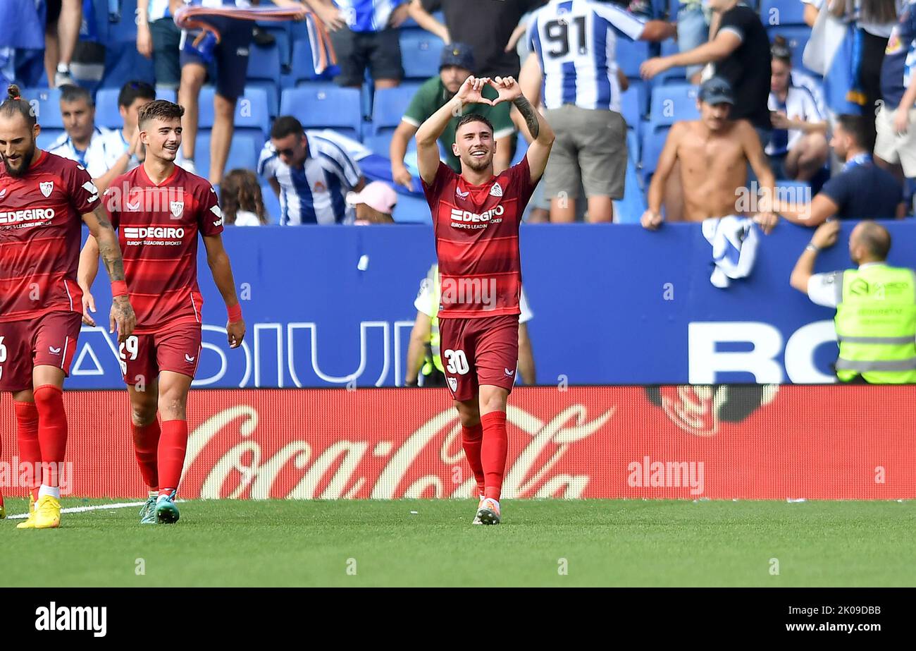RCD ESPANYOL vs SEVILLA FC September 10,2022 Jose Carmona (30) of ...