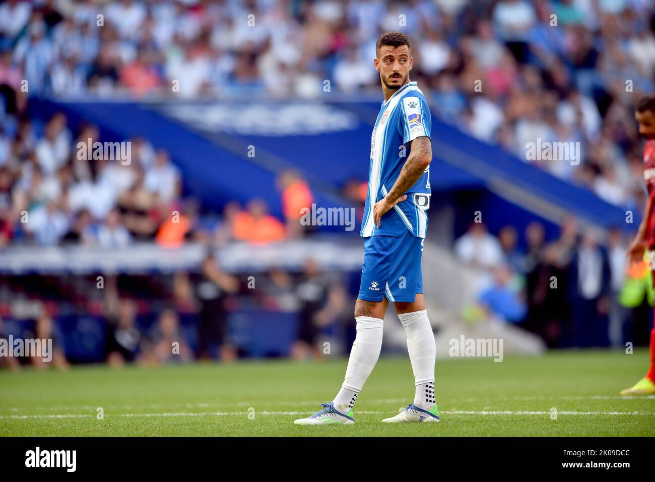 RCD ESPANYOL vs SEVILLA FC September 10,2022 Joselu (9) of RCD Espanyol ...