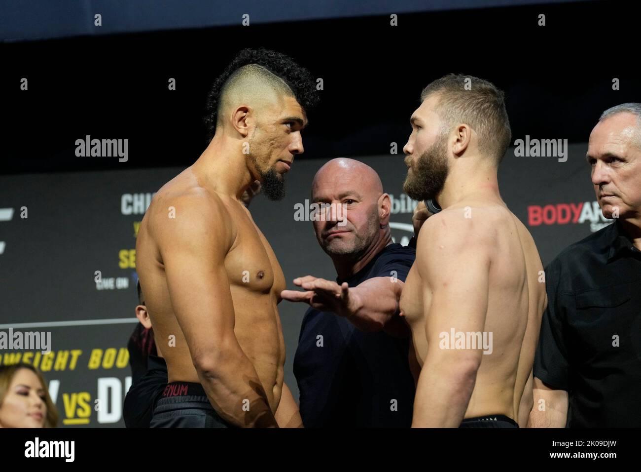 LAS VEGAS, NV - September 9: Johnny Walker (L) and Ion Cutelaba (R ...