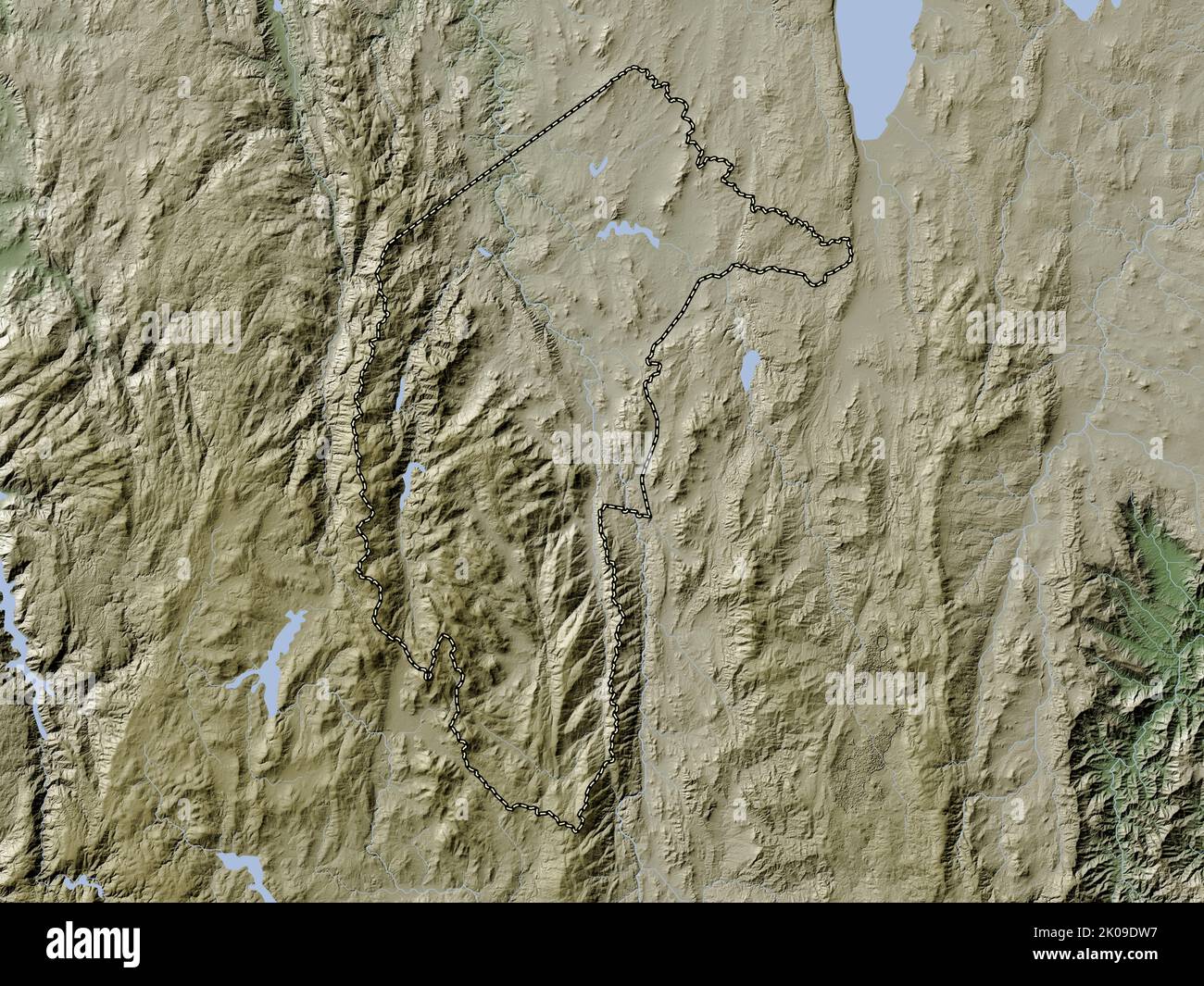 Australian Capital Territory, territory of Australia. Elevation map ...