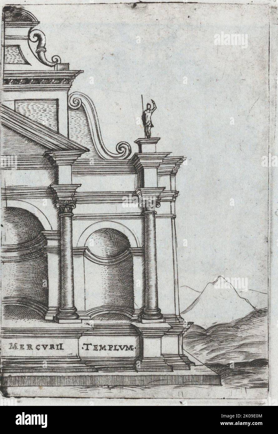 Palatium Caesaris Parisiis, from a Series of Prints depicting ...