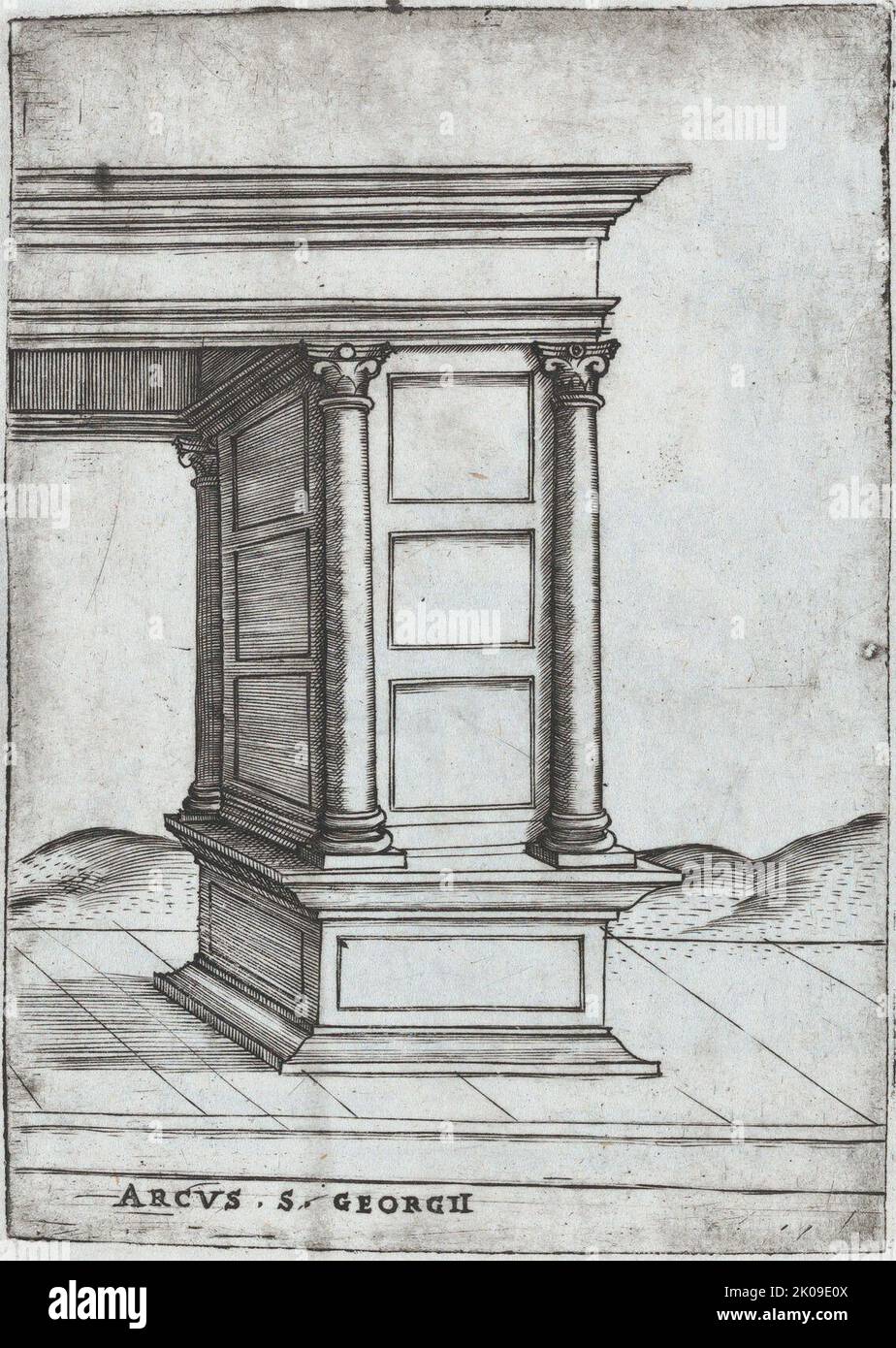 Arcus in Provincia, from a Series of Prints depicting (reconstructed ...