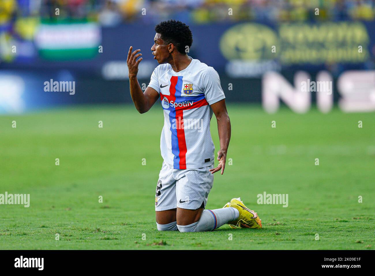 Alex Balde of FC Barcelona during the La Liga match between Cadiz CF ...