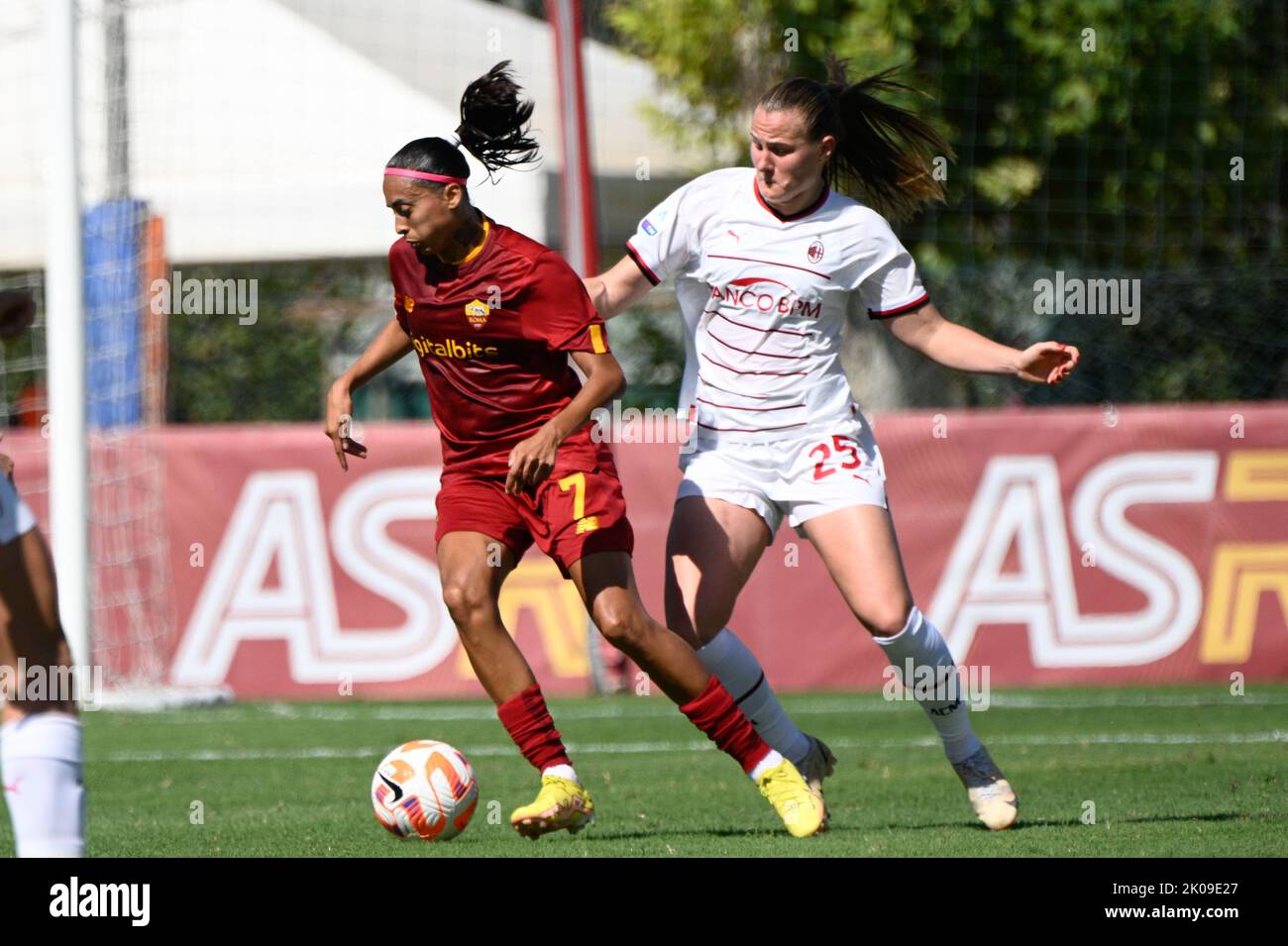 Alves da Silva Andressa (AS Roma Women) Gosia Mesjasz (AC Milan) during ...