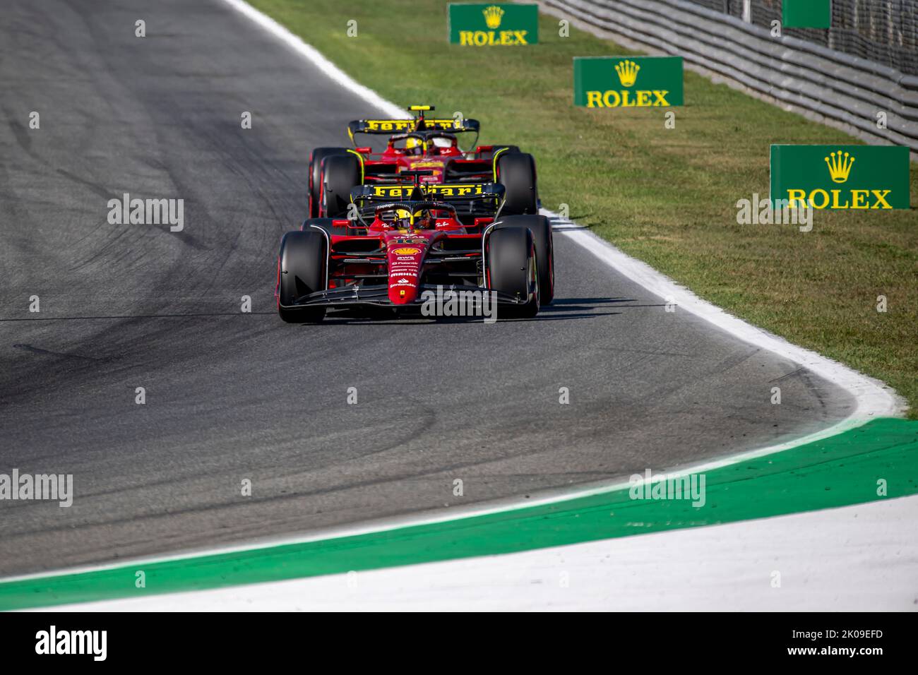 Monza, Italy, 10th Sep 2022, Charles Leclerc, from Monaco competes for ...