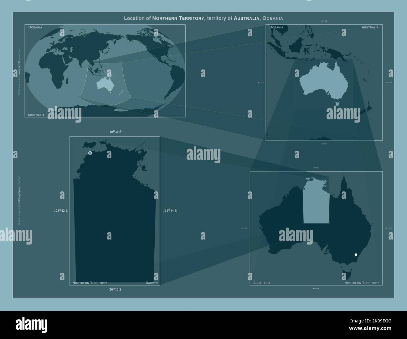 Northern Territory, territory of Australia. Diagram showing the ...