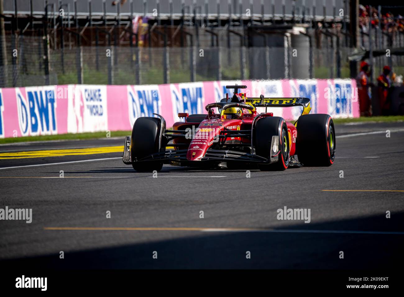 Monza, Italy, 10th Sep 2022, Charles Leclerc, from Monaco competes for ...